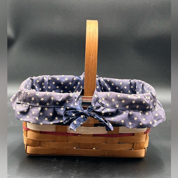 Vintage | Accents | Gerald Henn Workshops Patriotic Handle Basket With ...
